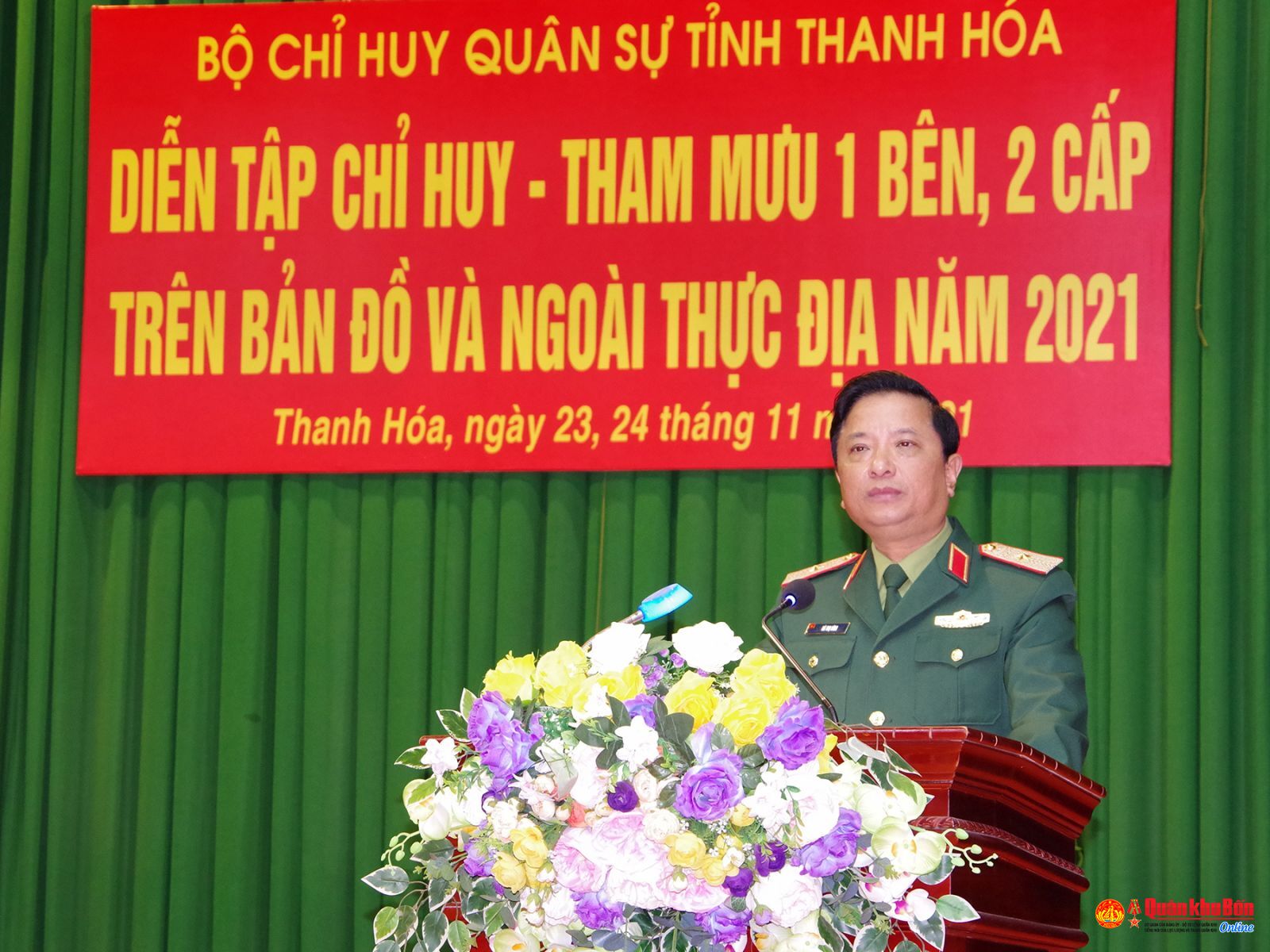 Bộ Tư lệnh Quân khu 4 kiểm tra tại Thanh Hóa